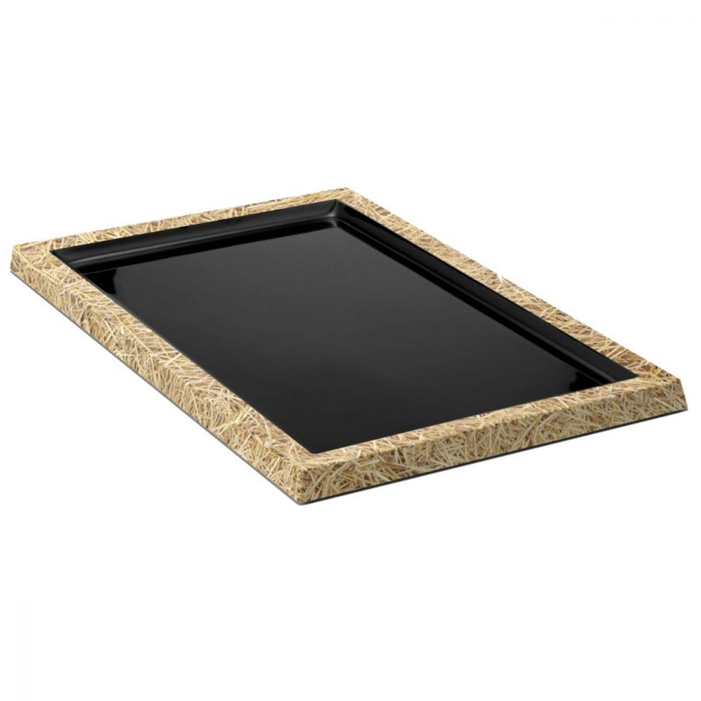 Dalebrook Hay/Black Melamine Tray 420x280 – Euroswift Australia